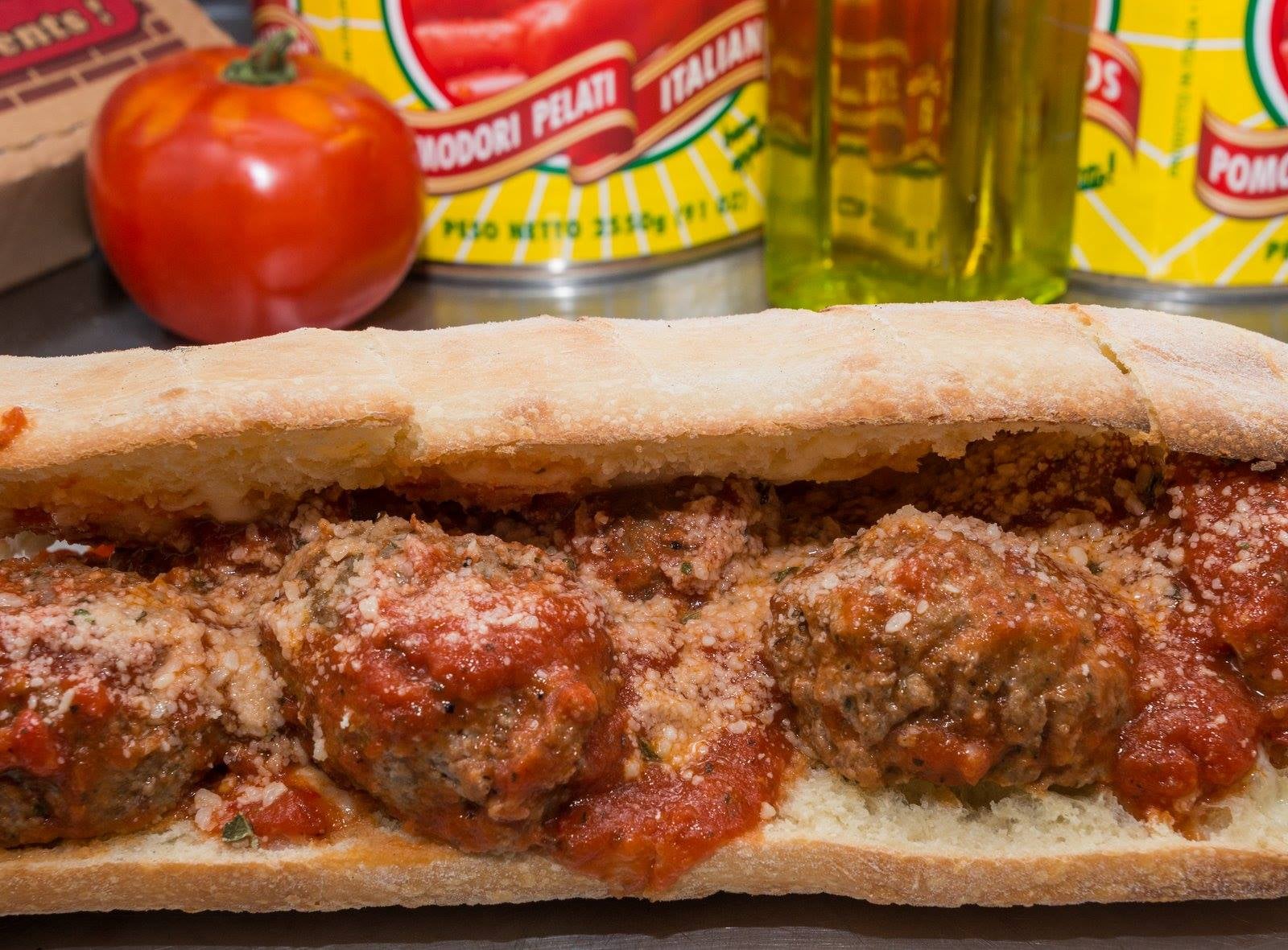 Meatball Parmesan Hero | Antonio's Real NY Pizza